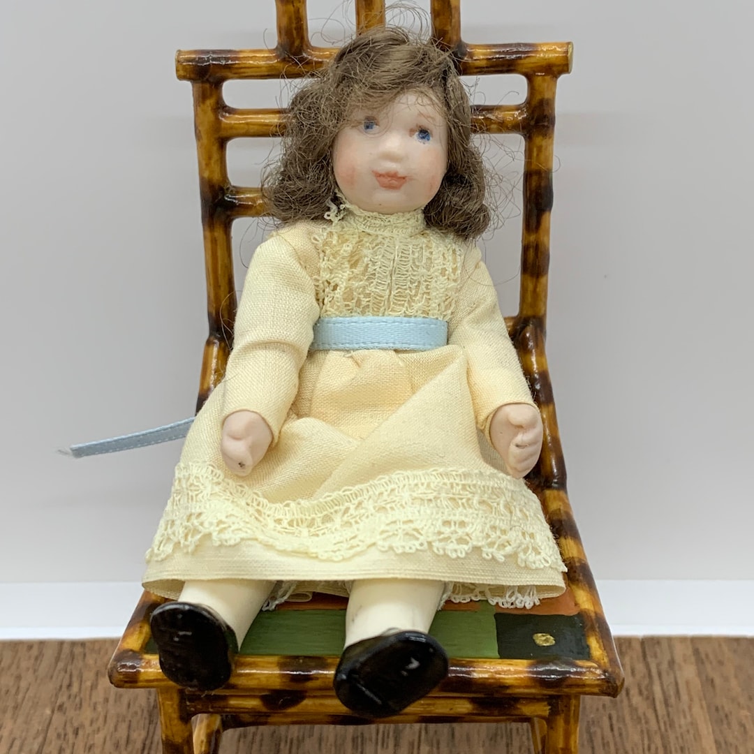 Miniature Handmade Porcelain Girl Doll, 1/12 Scale - Etsy