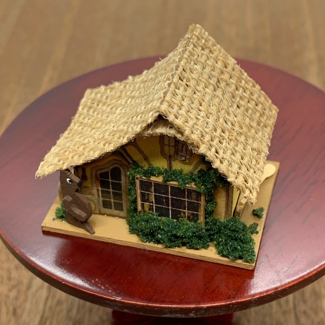 Miniature Handmade Steve Beebe Honey Bear Toy Cottage, 1/144 Scale - Etsy