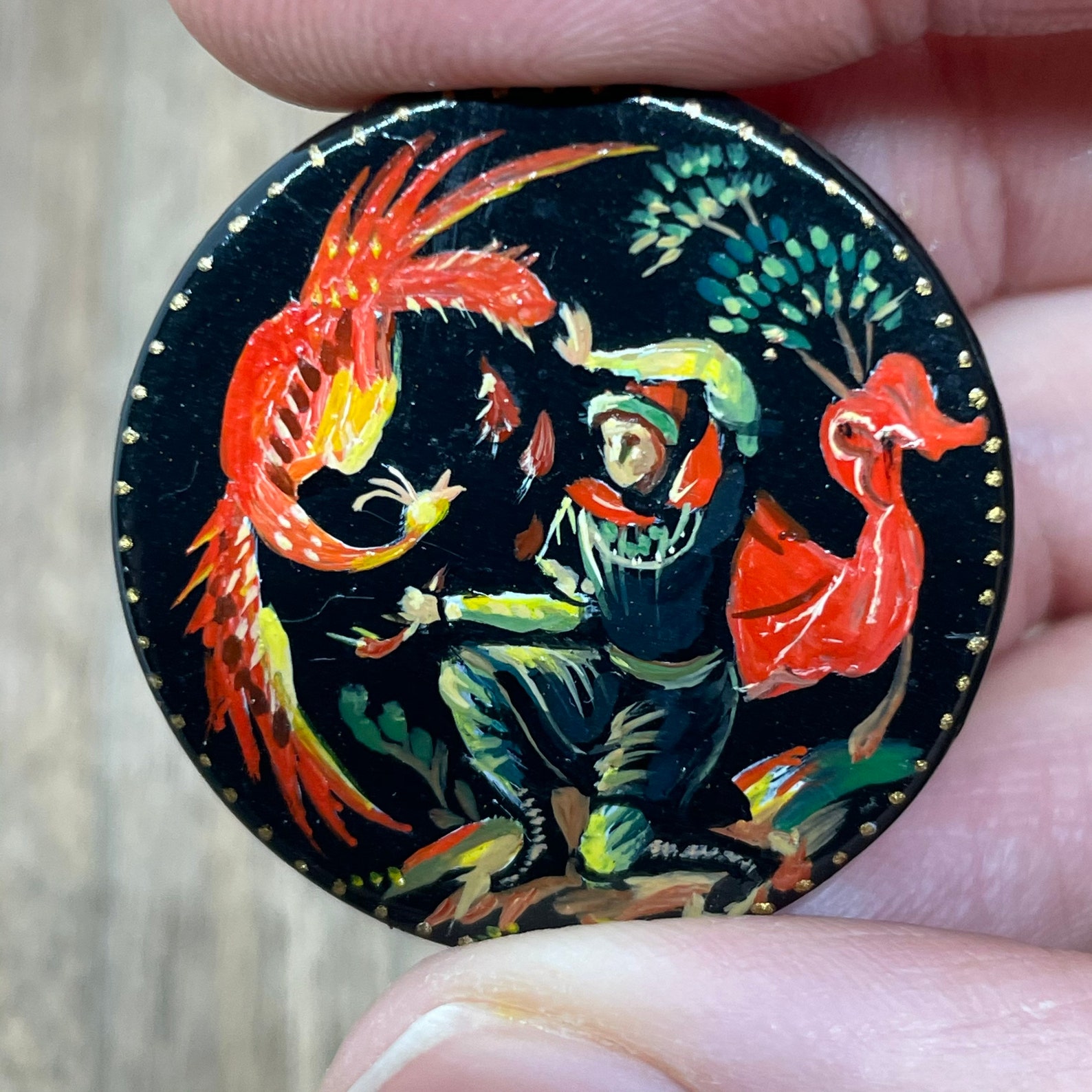 Miniature Natasha Hand Painted Box, 1/12 Scale - Etsy