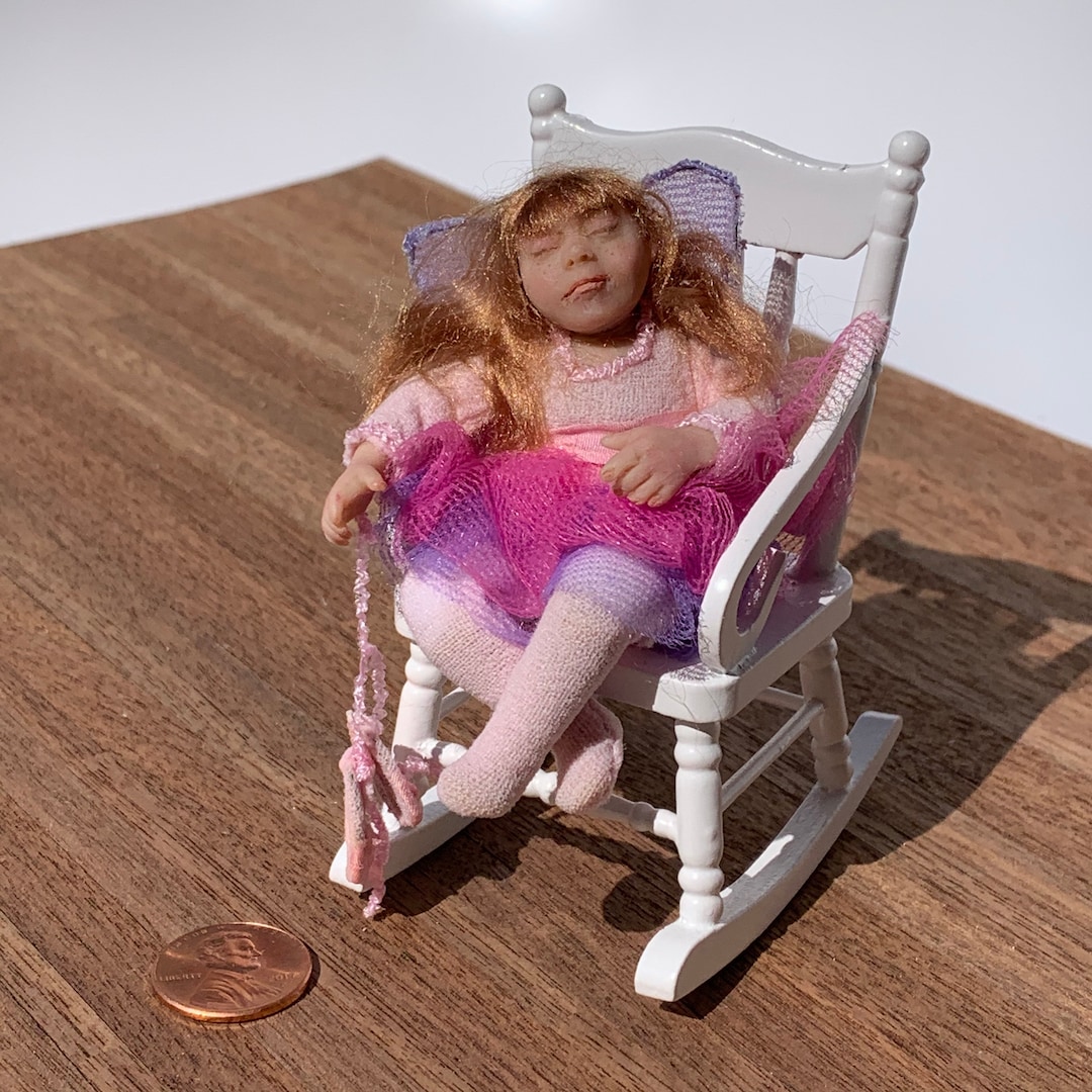 Miniature Hand Sculpted Little Girl Art Doll, 1/12 Scale - Etsy