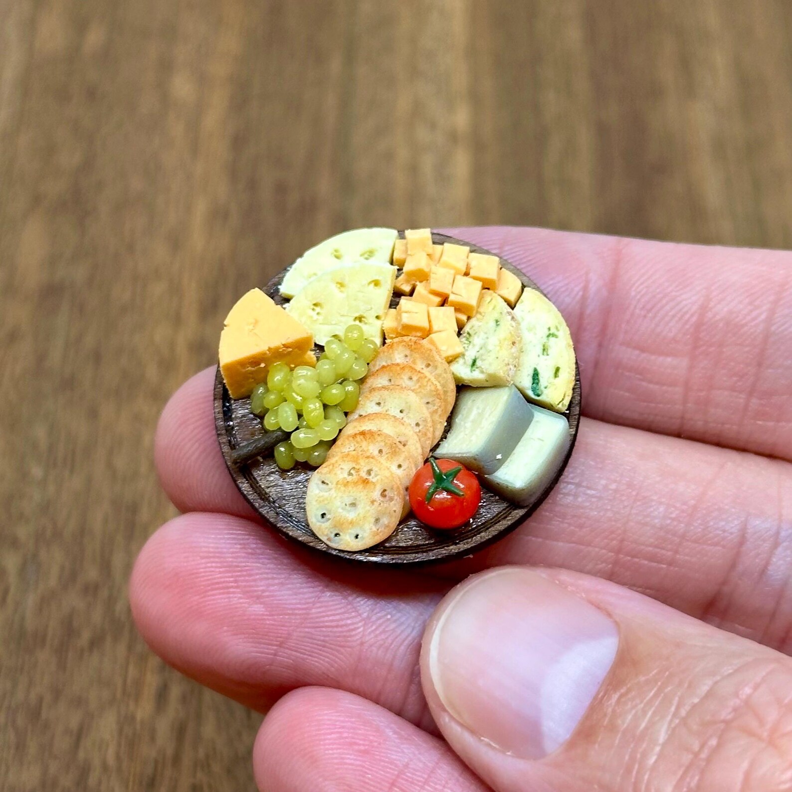 Miniature Handmade Cheese Board, 1/12 Scale - Etsy