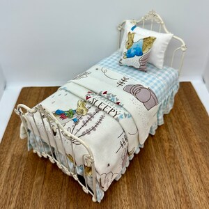 Miniature Hand Finished Dressed Single Bed, 1/12 Scale - Etsy