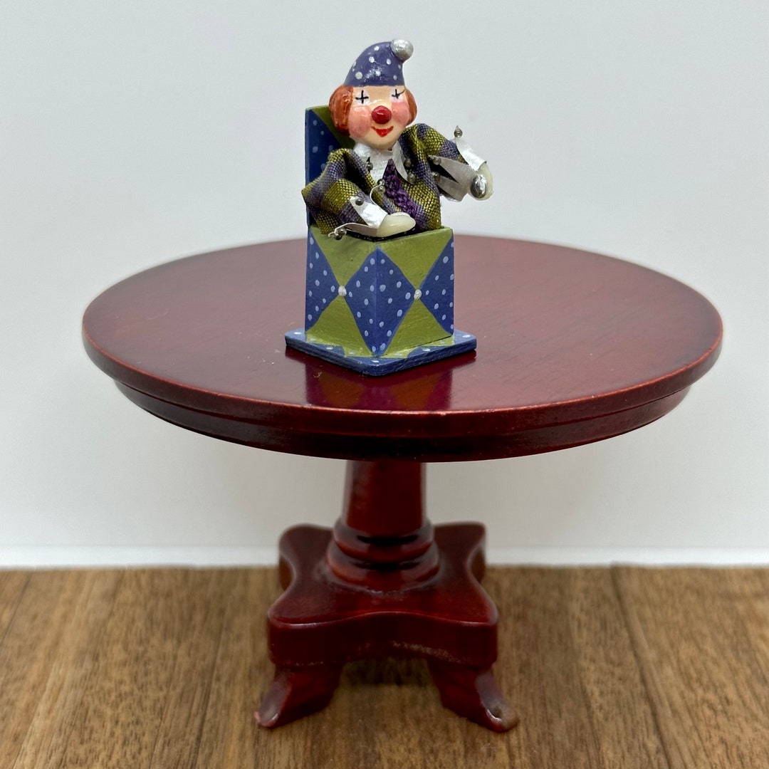 Miniature Handmade Toy Jack-in-the-box, 1/12 Scale - Etsy