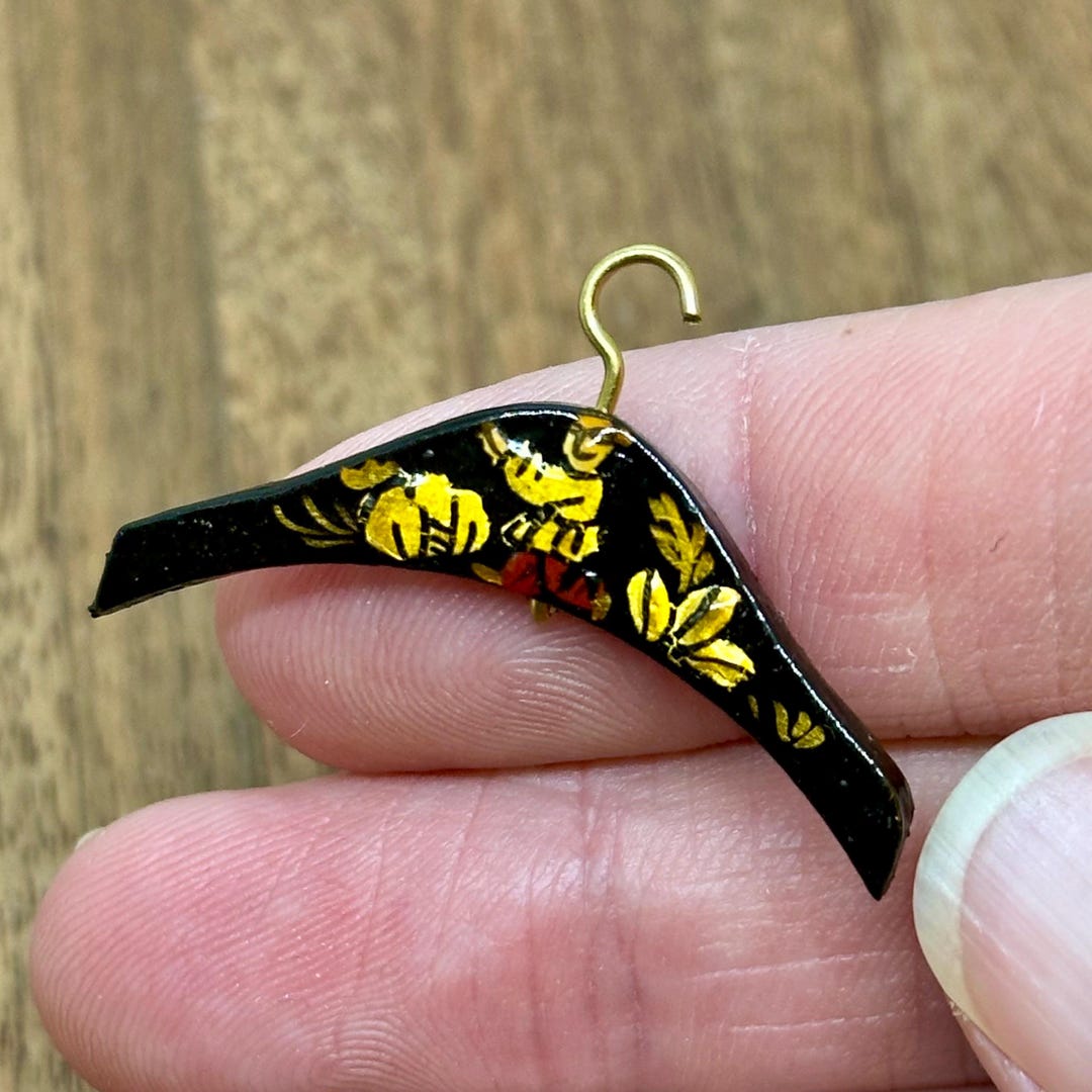 Miniature Hand Painted Judith Dunger Coat Hangers, 1/12 Scale - Etsy