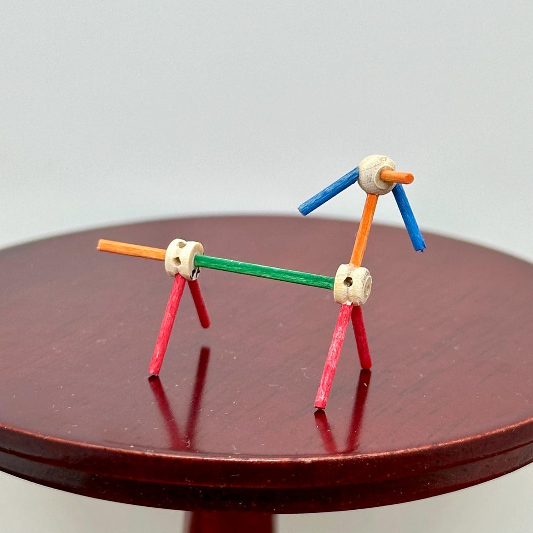 Miniature Handmade Tinker Toy Windmill, 1/12 Scale - Etsy