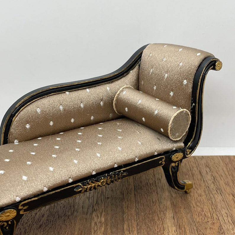 Miniature Hand Finished JBM Regency Chaise, 1/12 Scale - Etsy