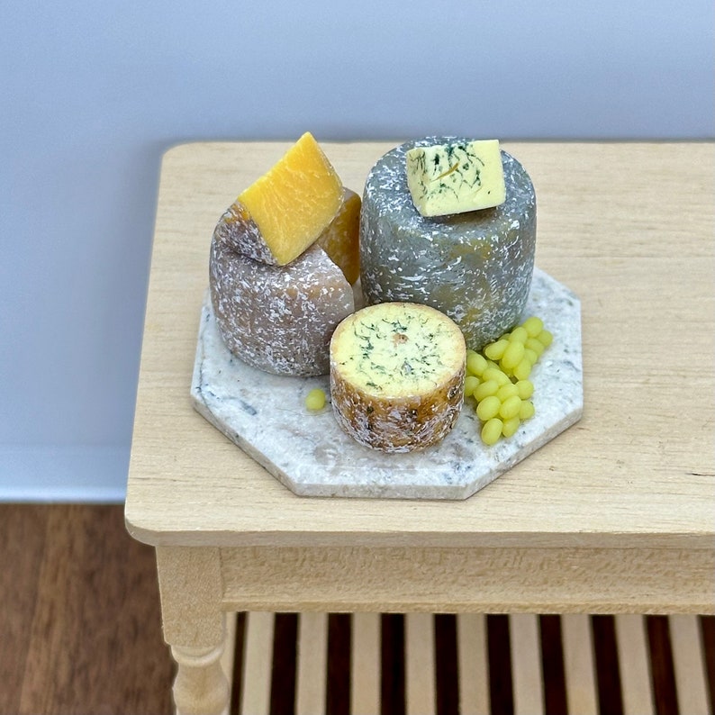 Miniature Handmade Cheese Board, 1/12 Scale - Etsy