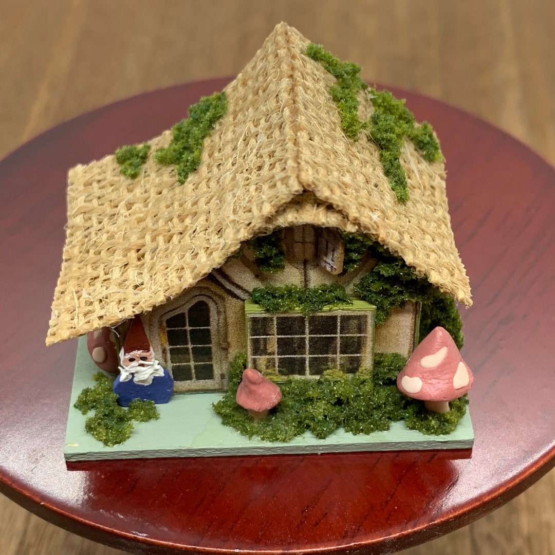 Miniature Handmade Gnome Toy Cottage, 1/144 Scale - Etsy