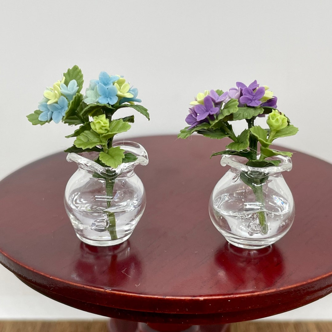 Miniature Handmade Flower Arrangement, 1/12 Scale - Etsy