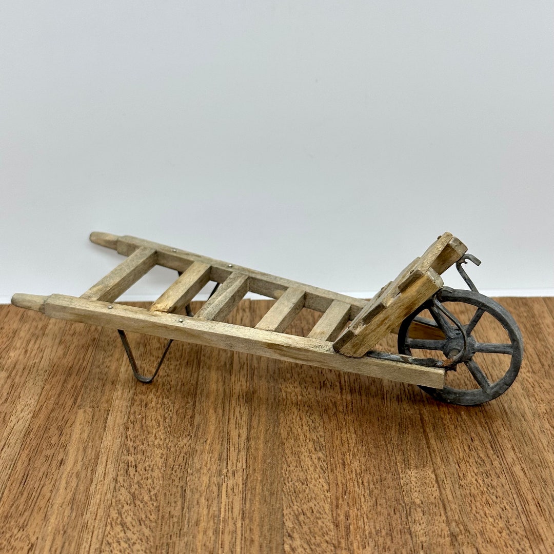 Miniature Handmade Wooden Lug Wheelbarrow, 1/12 Scale - Etsy