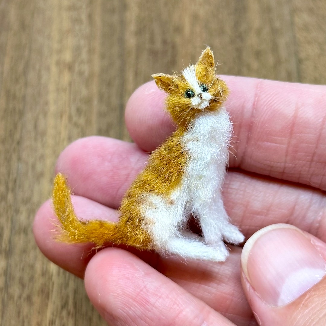 Miniature Handmade Bridget Mccarty Cat, 1/12 Scale - Etsy