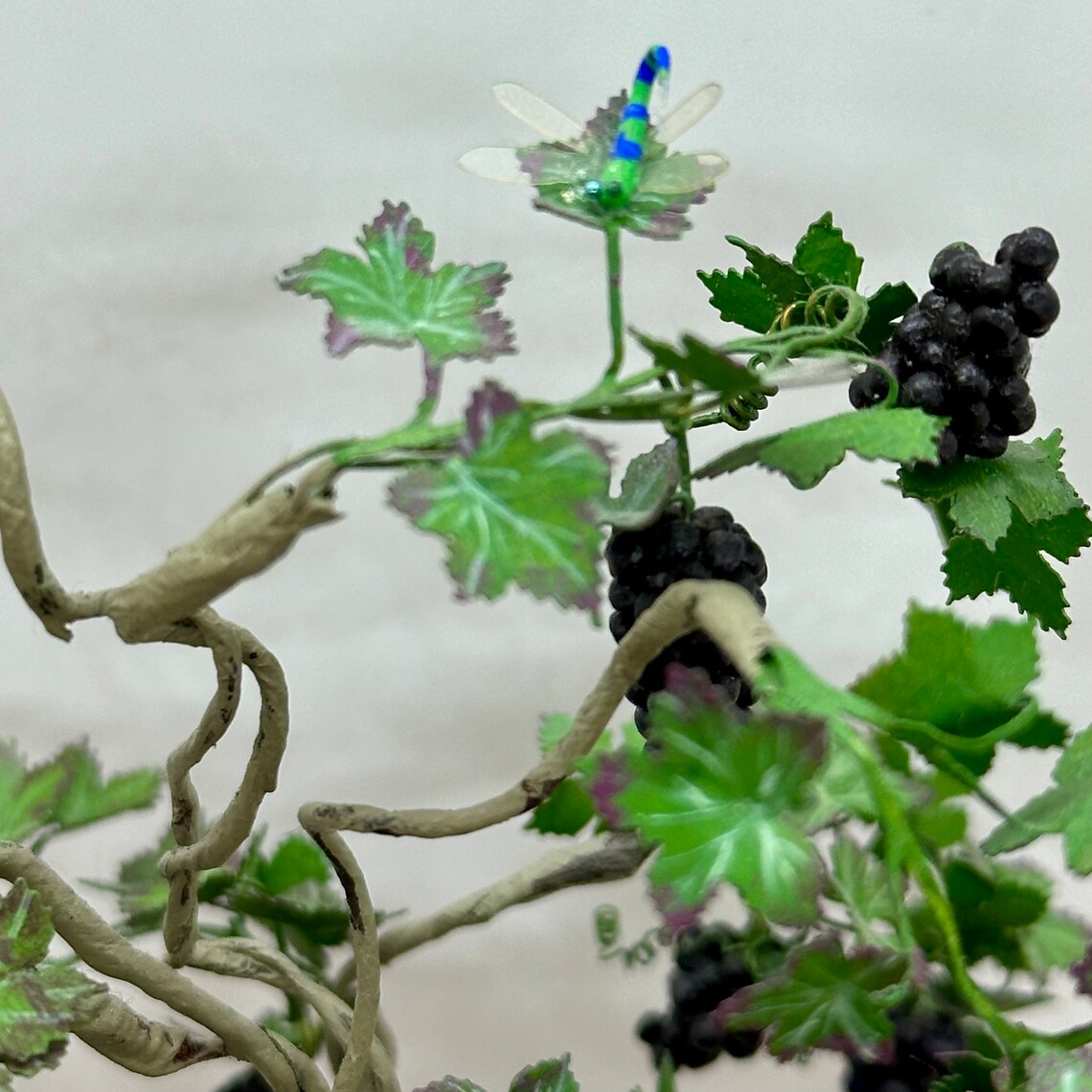 Miniature Handmade Grape Tree in Clive Brooker Pot, 1/12 Scale - Etsy