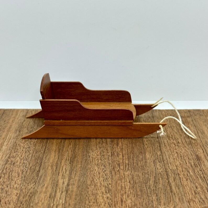 Miniature Handmade Wooden Sled, 1/12 Scale - Etsy