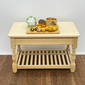 Miniature Handmade Vegetable Prep Board, 1/12 Scale - Etsy