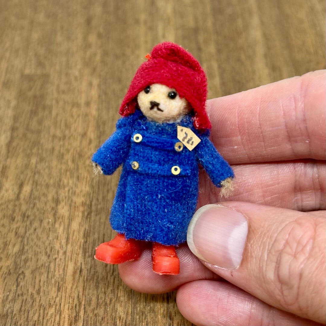 Miniature Handmade Paddington Bear - Etsy