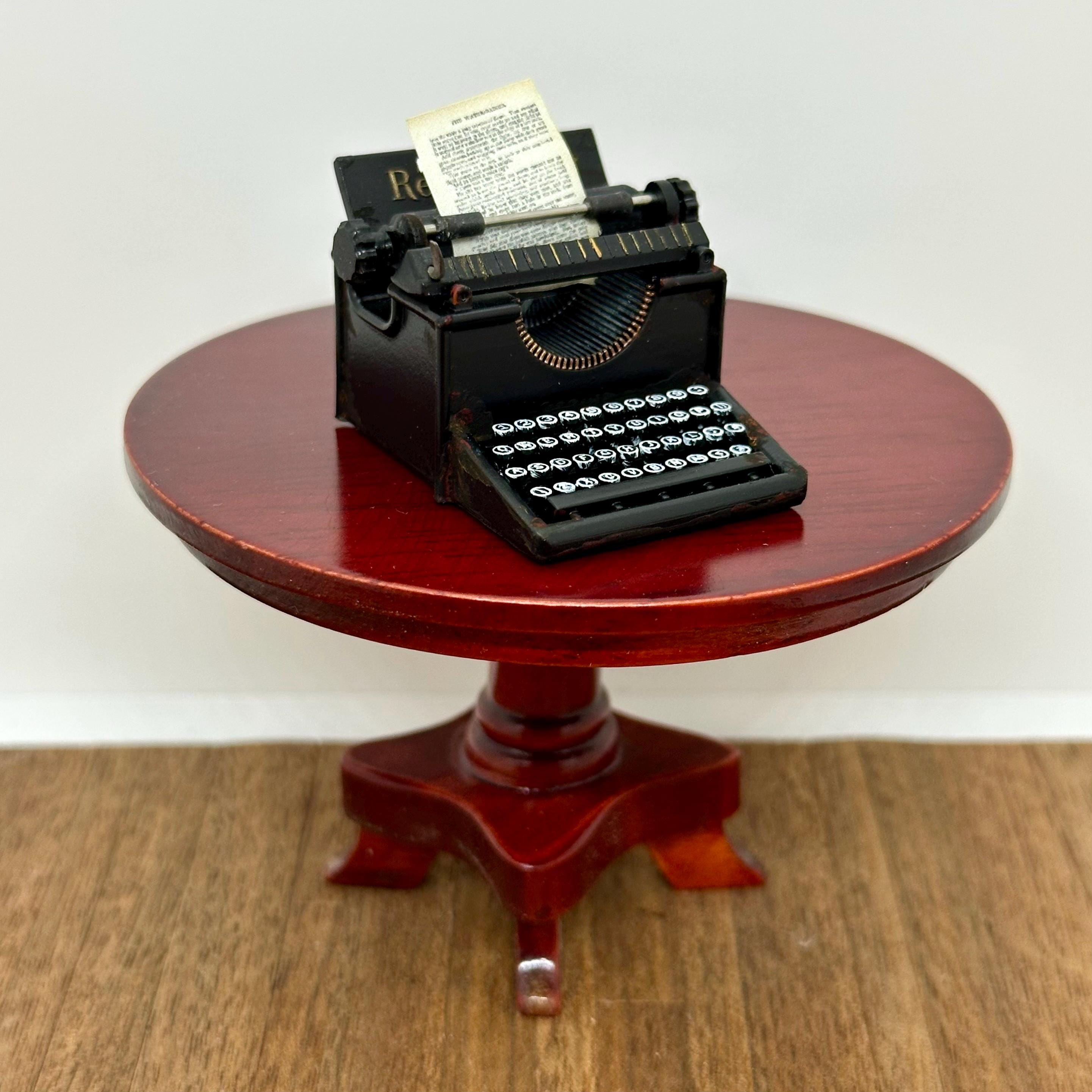 Miniature Handmade Vintage Typewriter, 1/12 Scale - Etsy