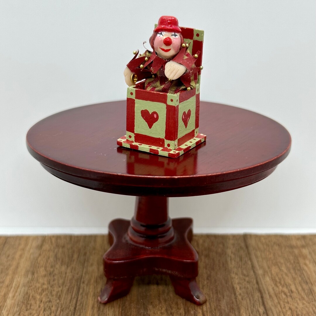 Miniature Handmade Toy Jack-in-the-box 1/12 Scale - Etsy