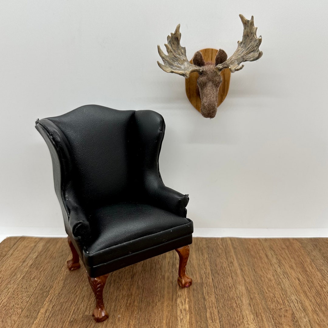 Miniature Handmade Mounted Moose Head, 1/12 Scale - Etsy