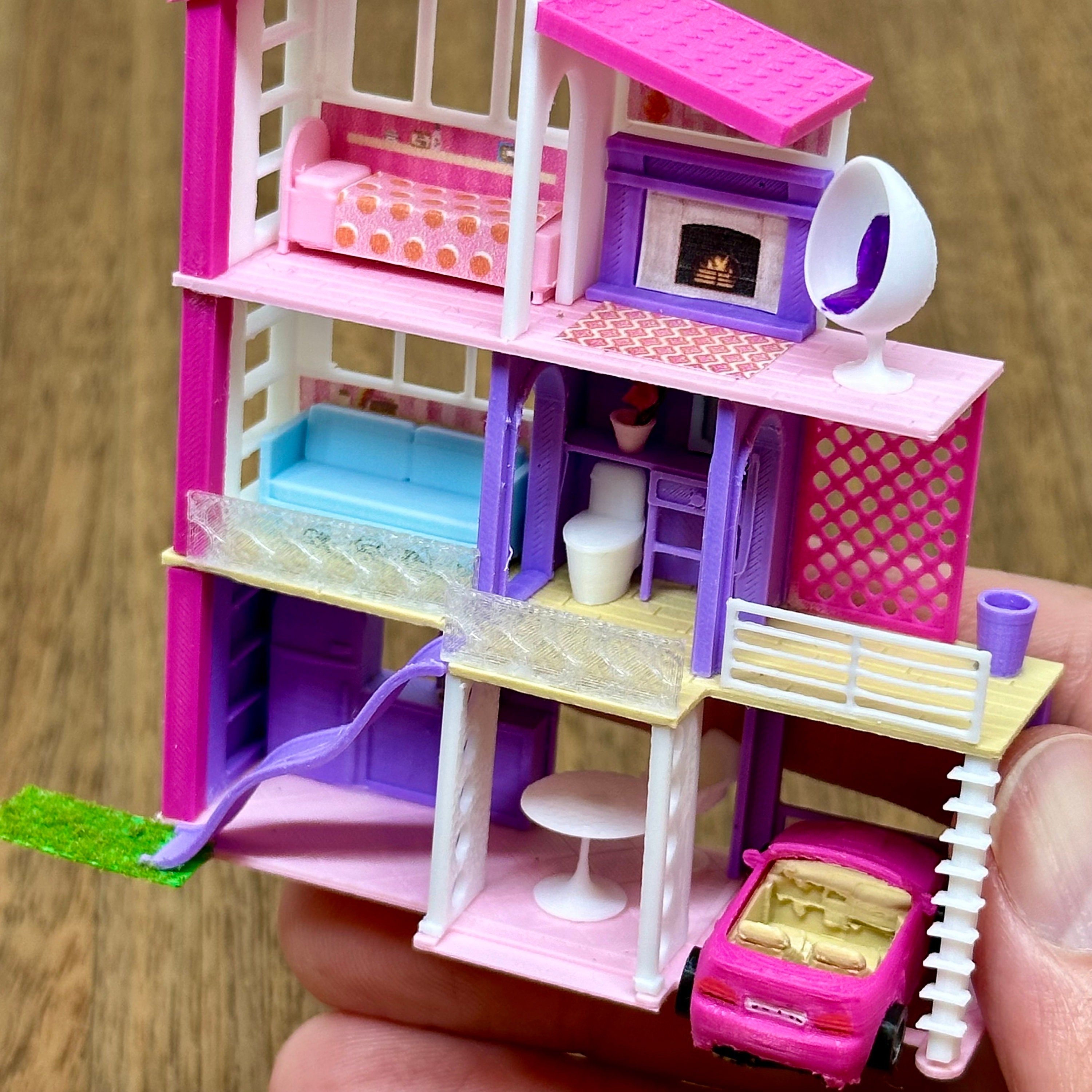 Miniature Handmade Dream House, 1/144 Scale - Etsy