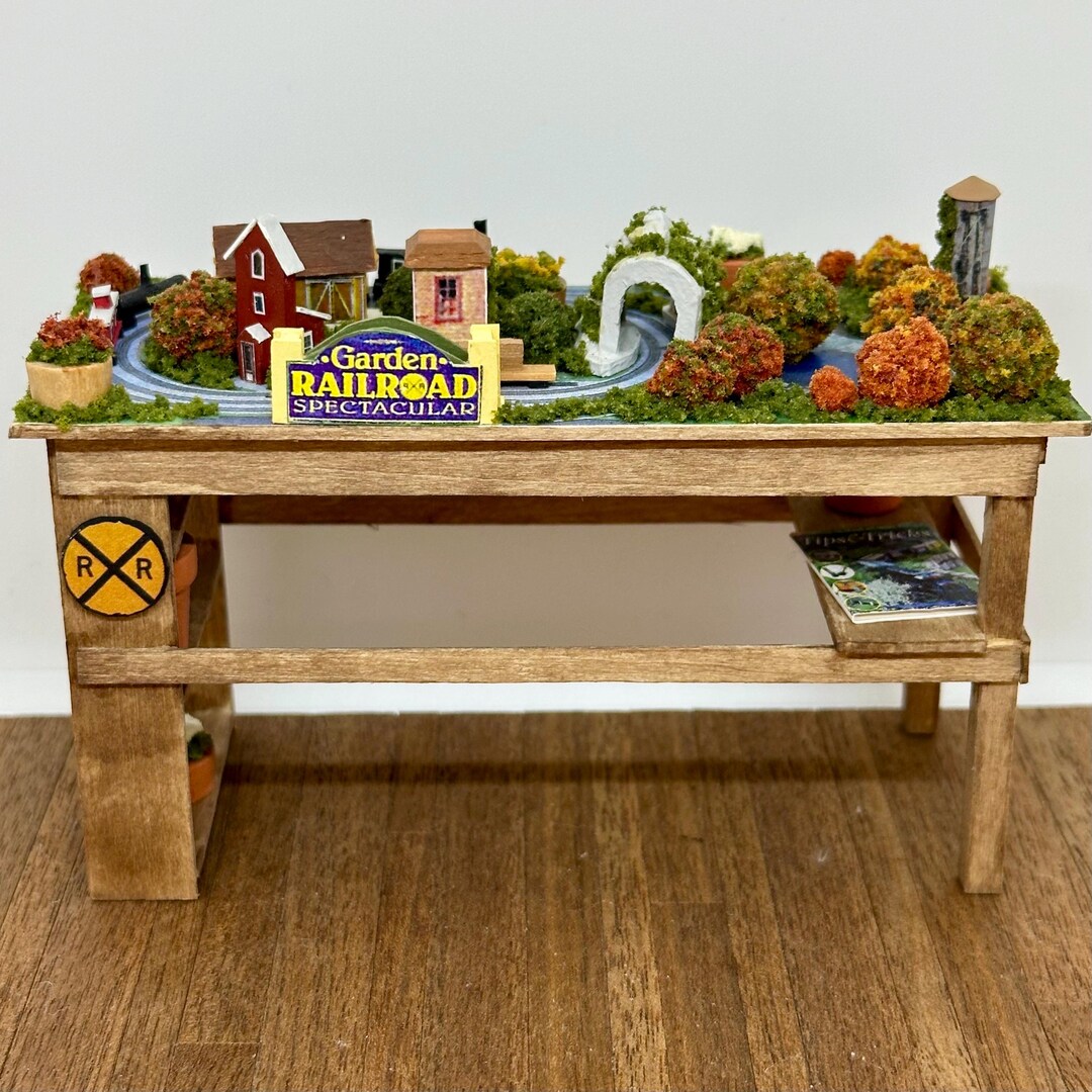 Miniature Handmade Steve Beebe Model Train Diorama, 1/12 Scale - Etsy