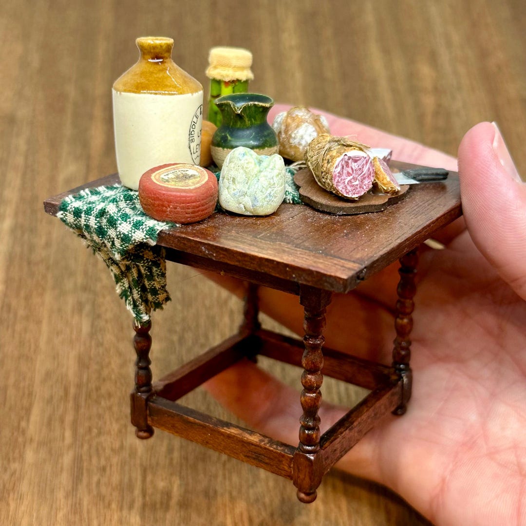 Miniature Handmade Table Still Life, 1/12 Scale - Etsy