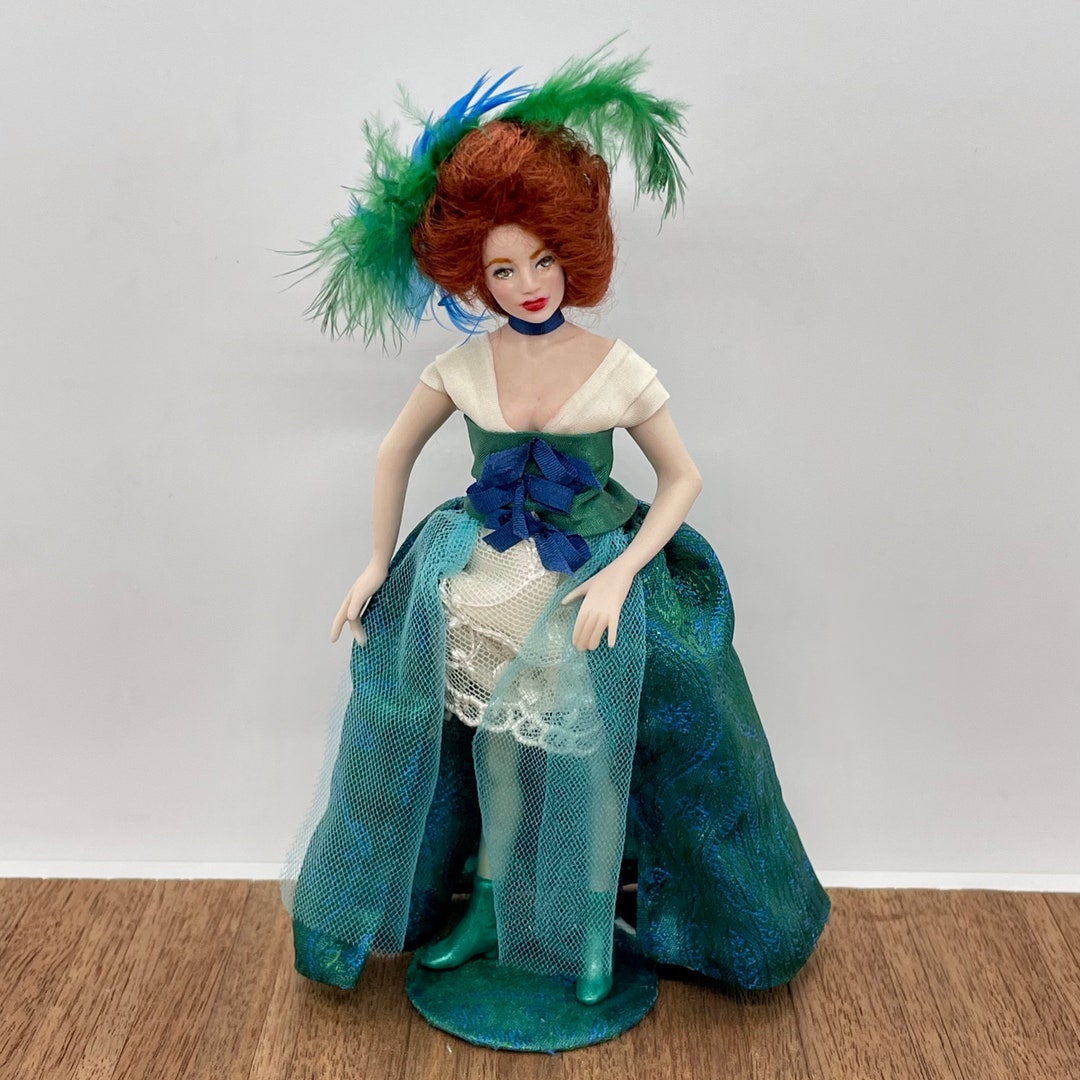 Miniature Handmade Porcelain Doll, 1/12 Scale - Etsy