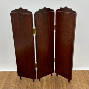 Miniature Handmade 3 Panel Folding Mirror Screen, 1/12 Scale - Etsy