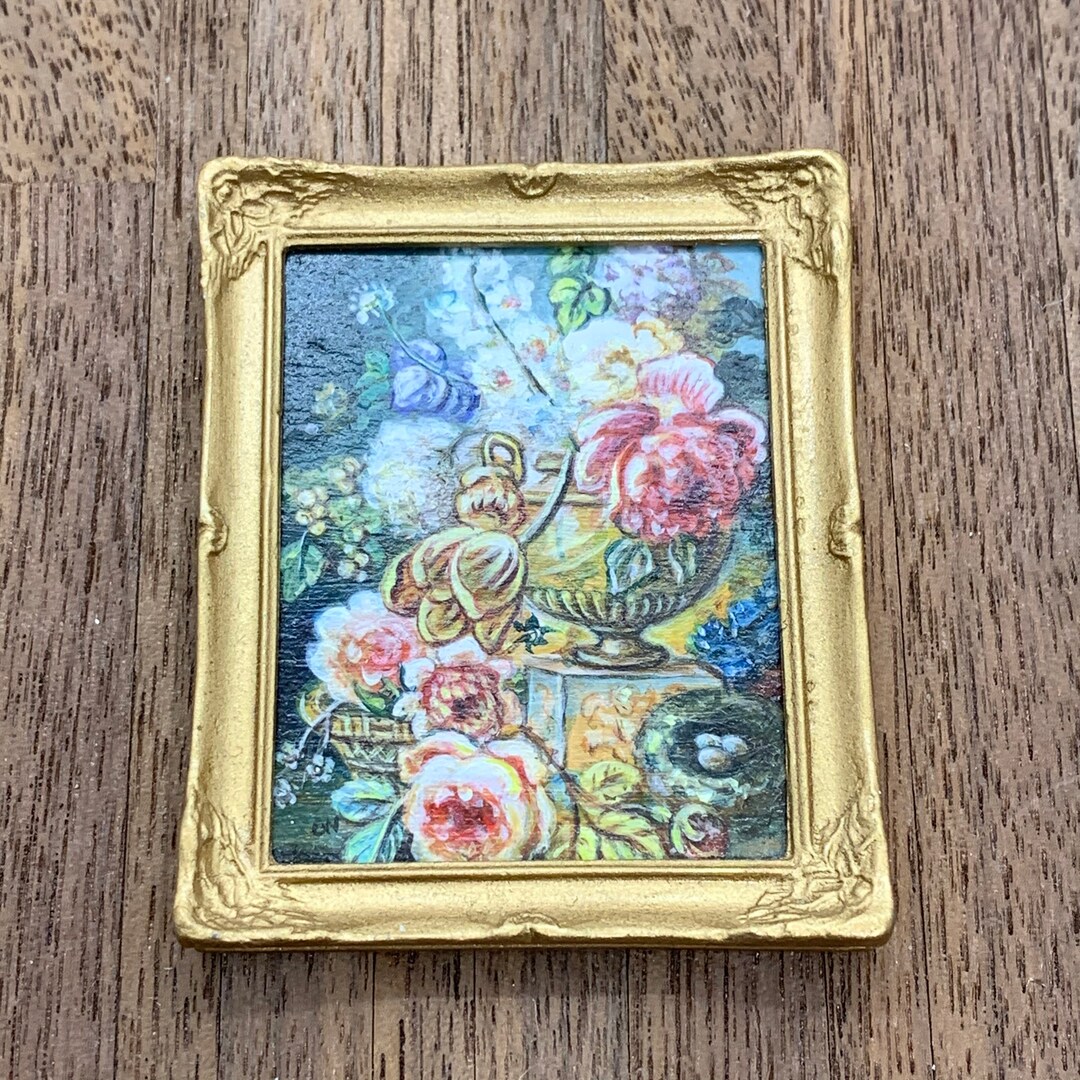 Miniature Christopher Whitford Oil Painting, 1/12 Scale - Etsy