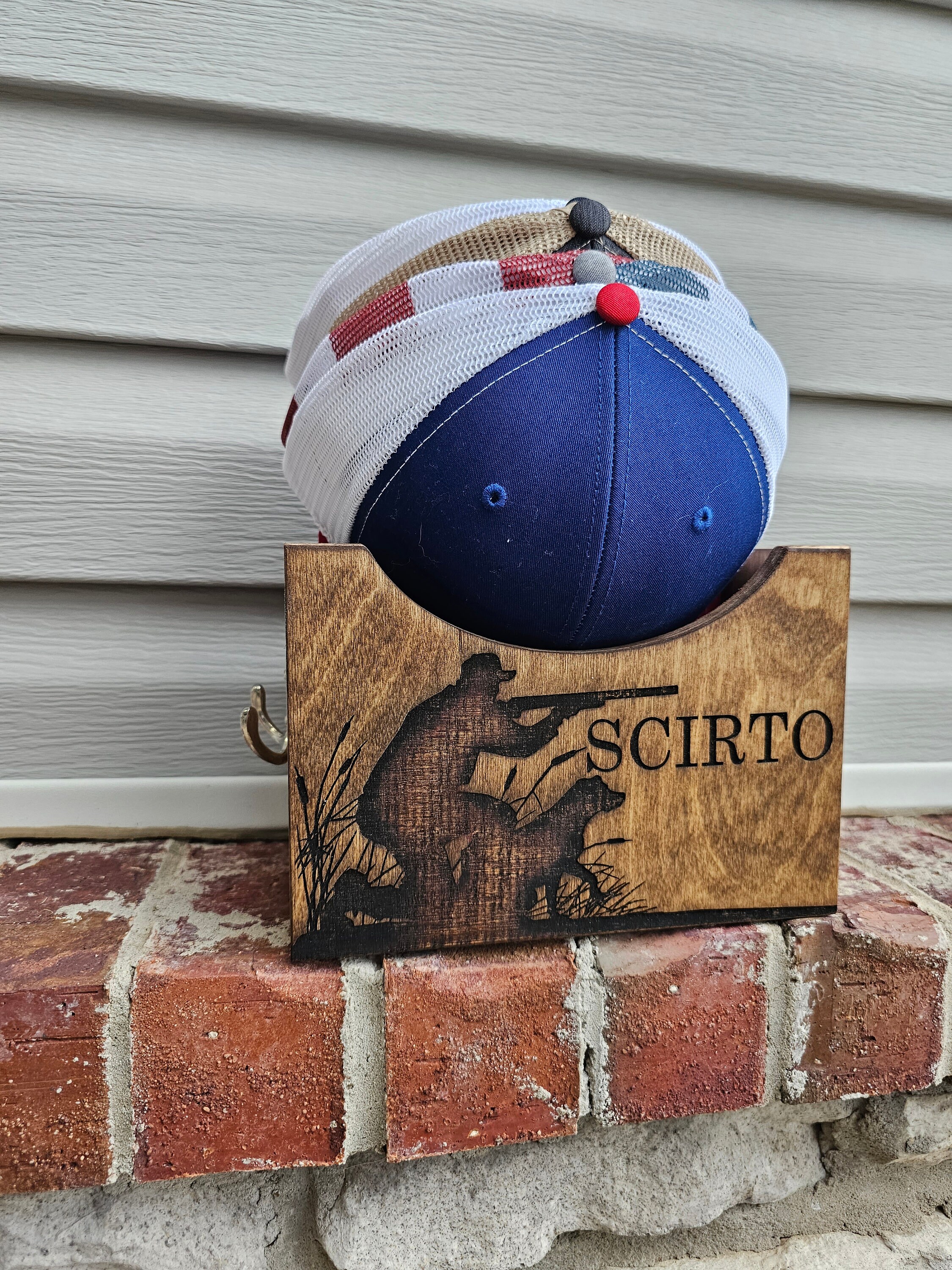 Personalized Layered Duck Hunting Hat Holder Leash Holder - Etsy