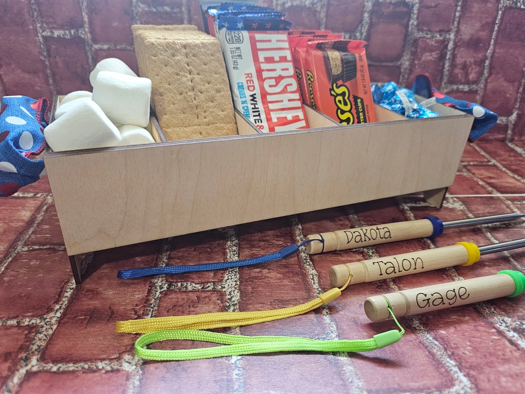 S'more Station File | Condiment Holder Tray | Laser Cut File *DIGITAL ...