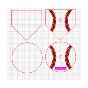 Baseball Ring Holder Digital Download | Laser Cut File | SVG ...