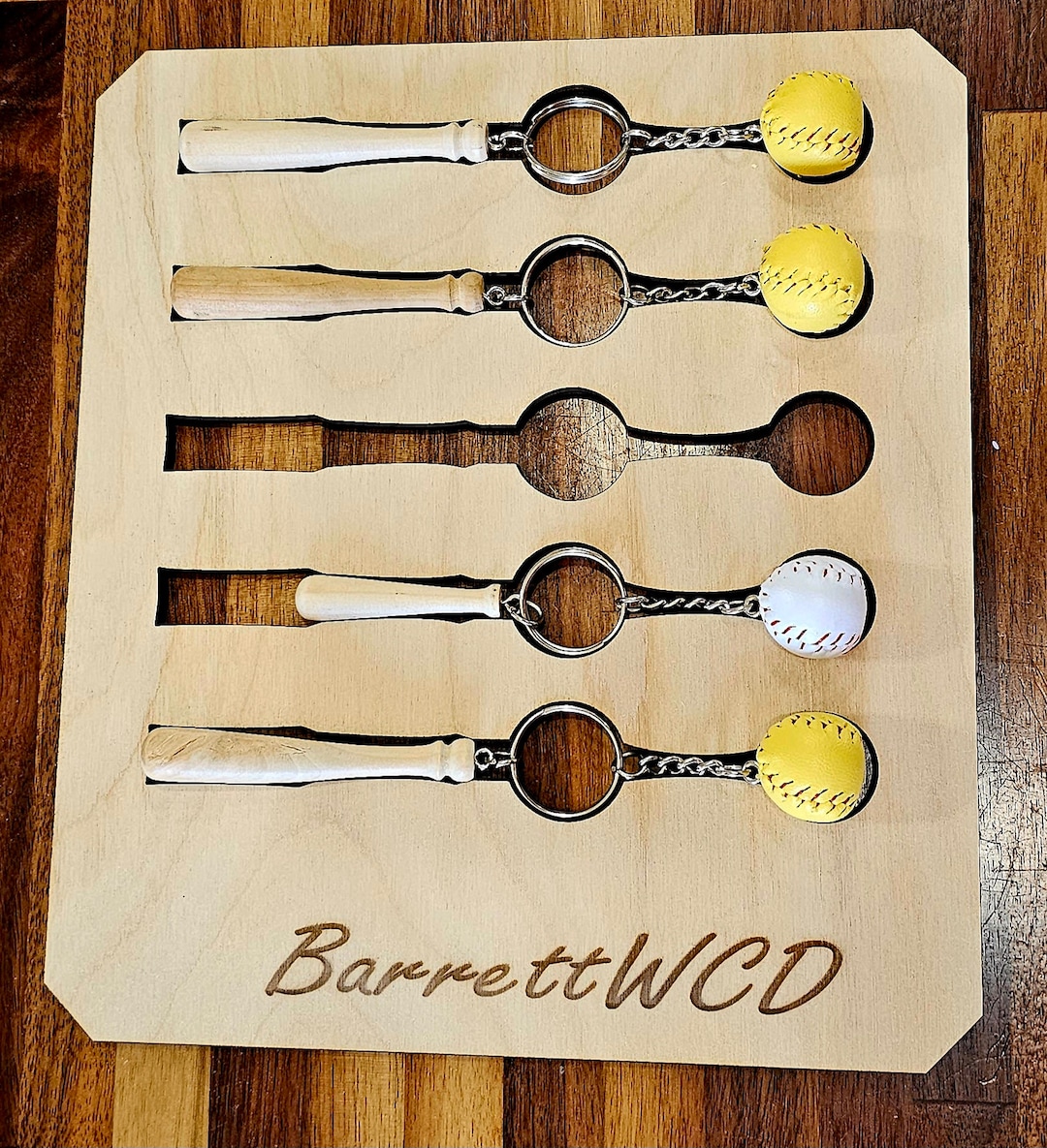 Baseball and Softball Bat and Ball Laser Cut Jig | Digital File ...