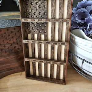 Digital File | Laser Cut Flag Coin Holder | Challenge Coins | Desktop ...