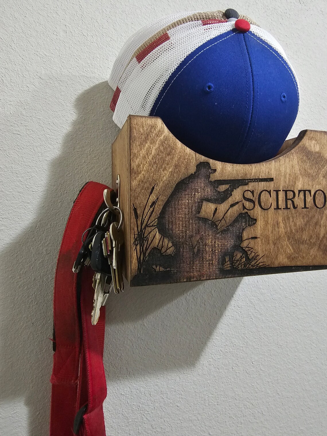 Personalized Layered Duck Hunting Hat Holder Leash Holder - Etsy