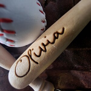 Softball/baseball Personalized Bat With Name and Ball Number | End of ...