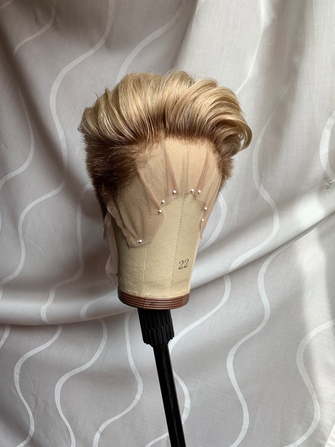 Beach Blonde Full Lace Human Hair Boy Peluca - Etsy