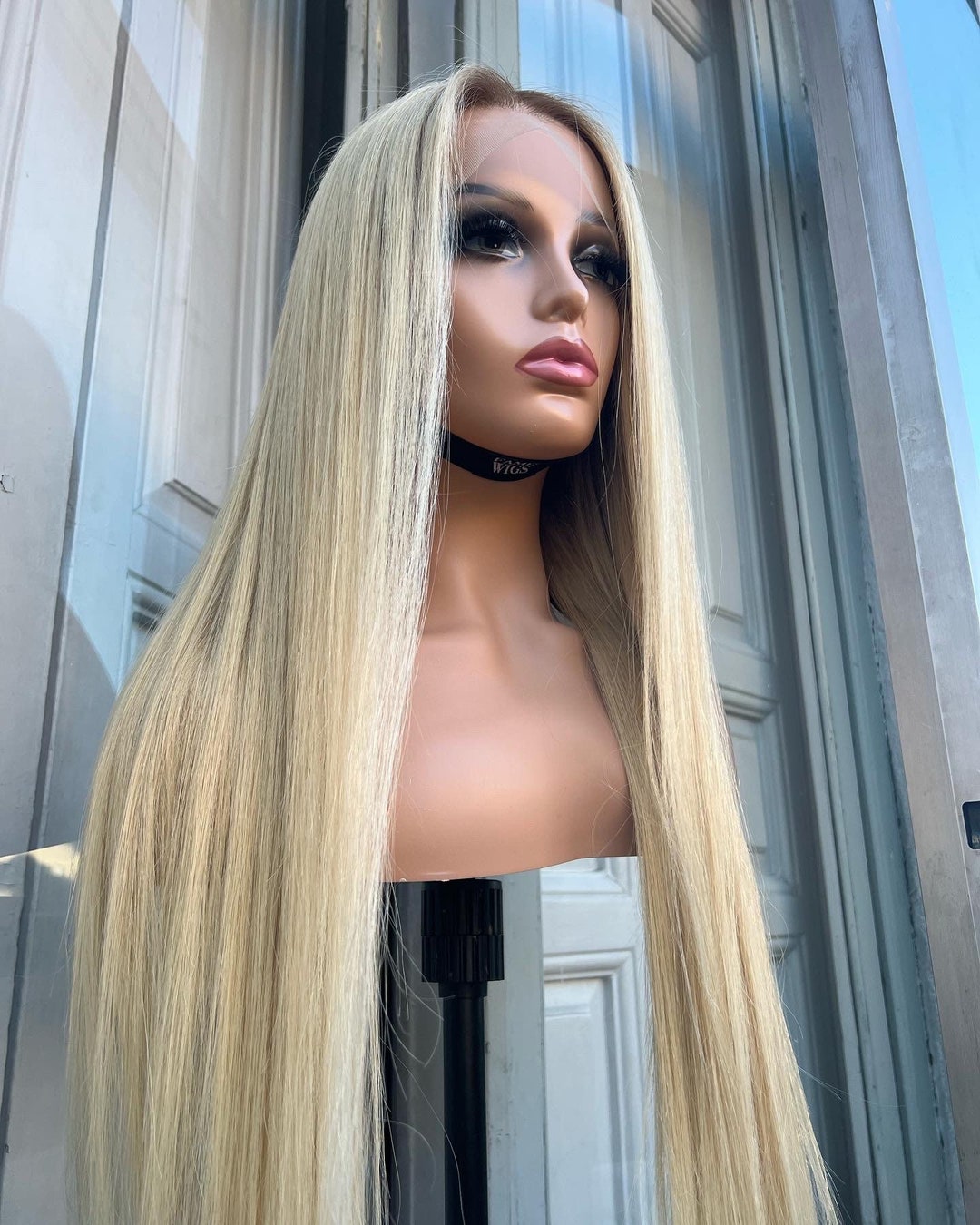 Soft Root Platinum Blonde Balayage Human Hair Lace Front Wig - Etsy