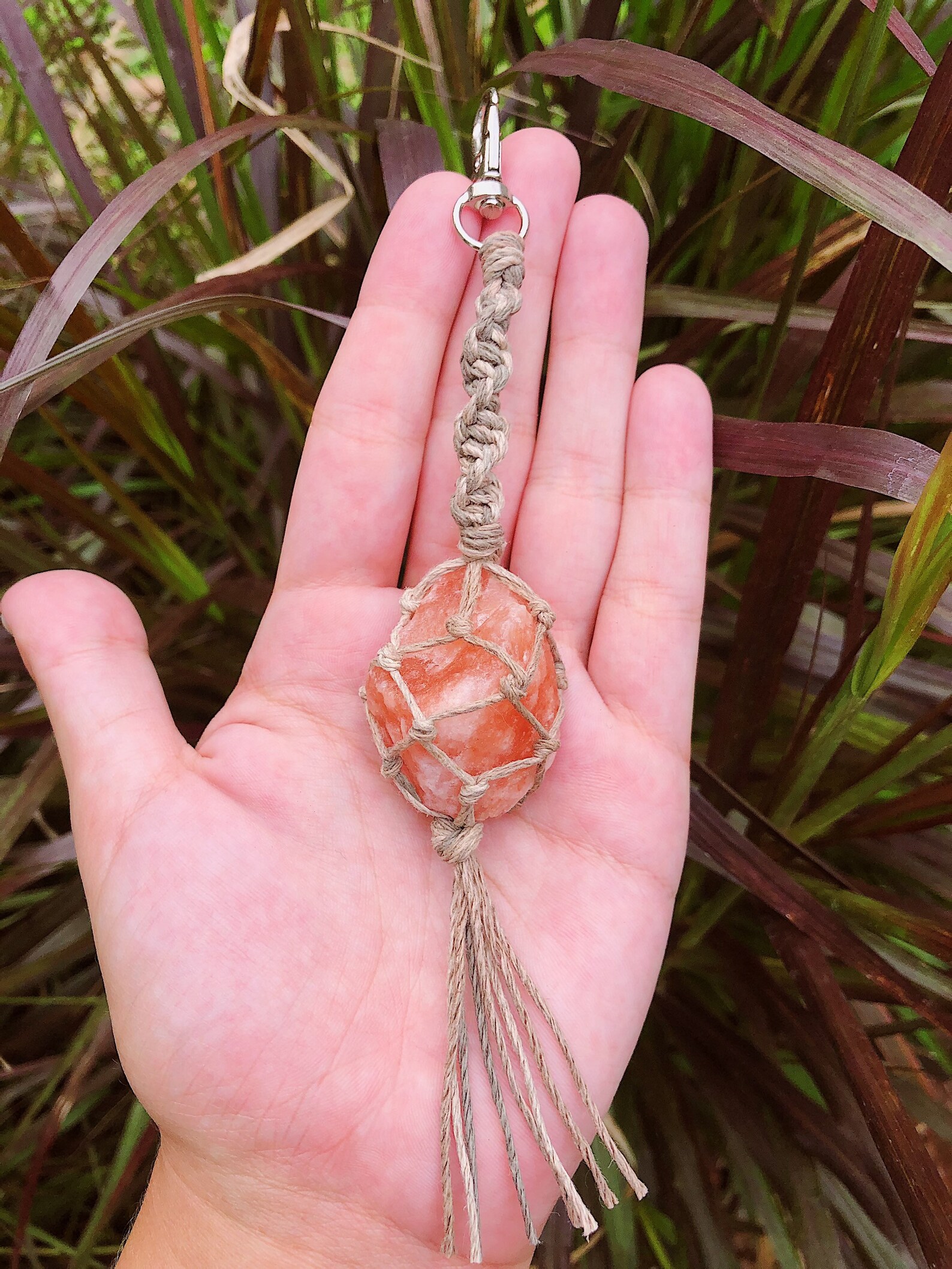 Himalayan Salt Rock Keychain Salt Rock Decor Crystal - Etsy