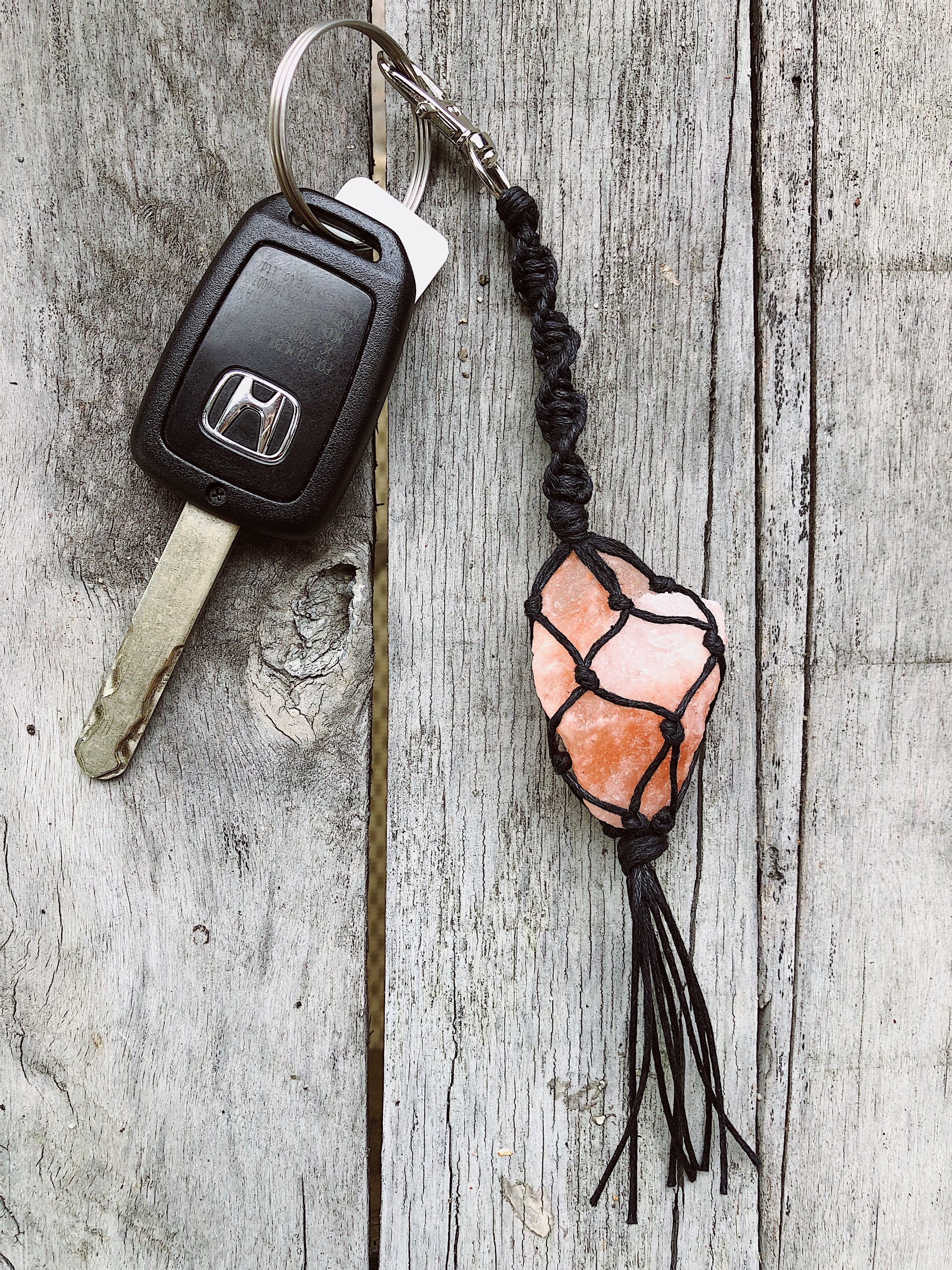 Himalayan Salt Rock Keychain Salt Rock Decor Crystal | Etsy