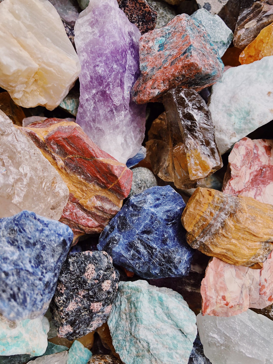 Bulk Crystal Blend | Assorted Crystal Mix | Raw Gemstone Mix | Rough ...