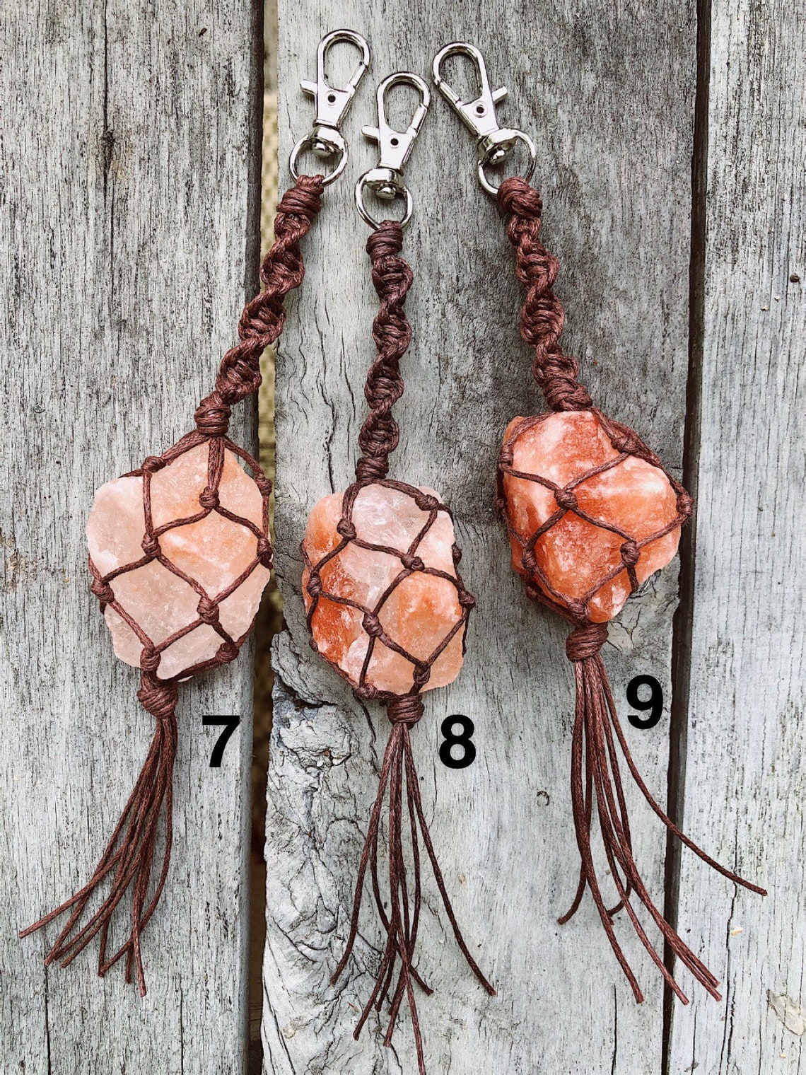 Himalayan Salt Rock Keychain Salt Rock Decor Crystal | Etsy