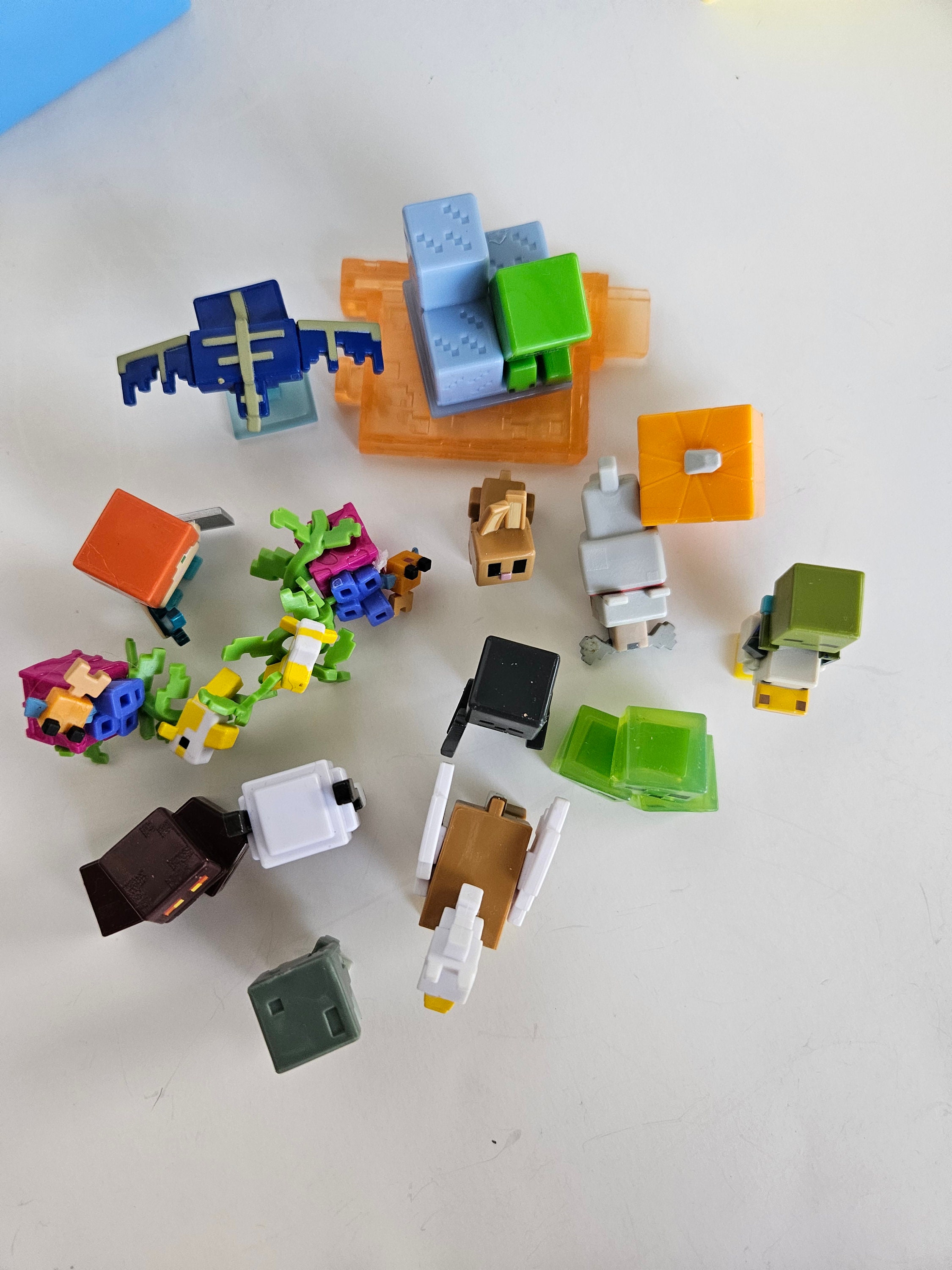 Mine Craft Mini Fugures and Access5 - Etsy