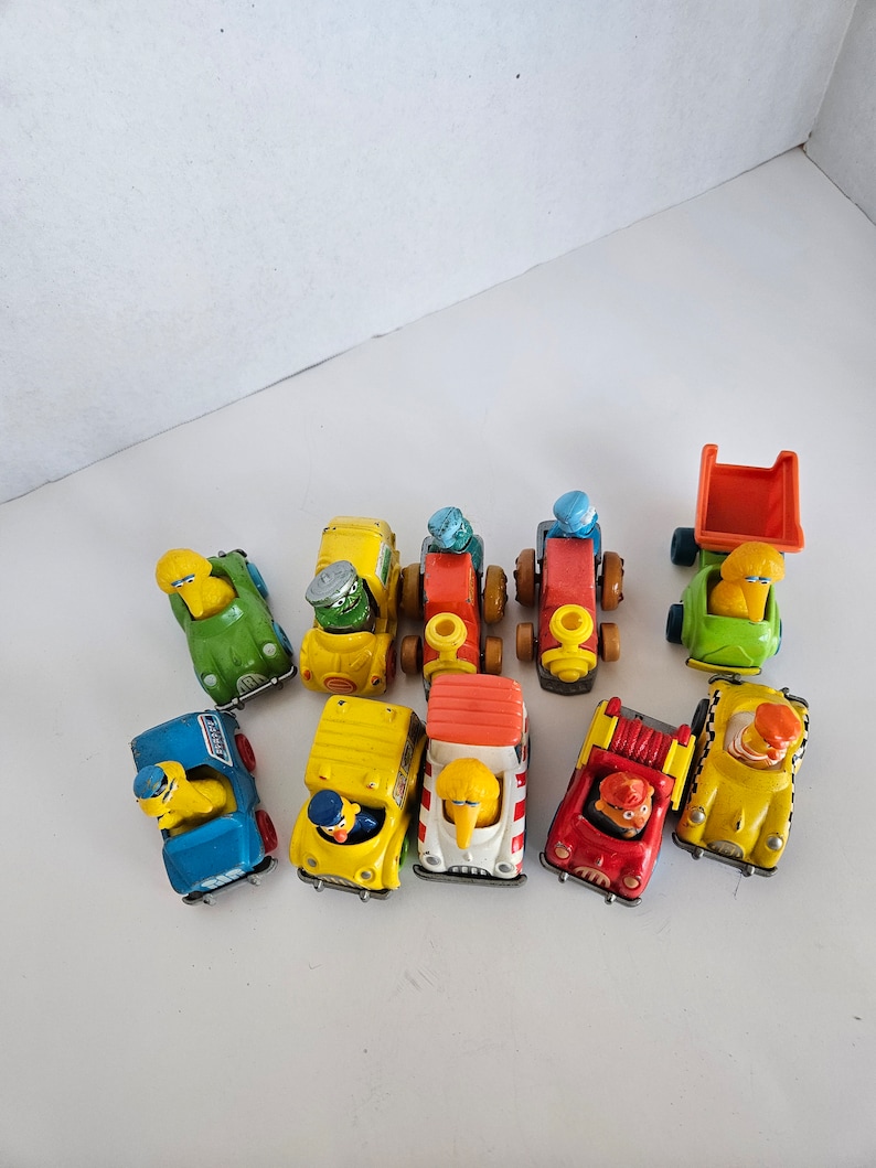 Vintage Playskool Sesame Motor Cade - Etsy