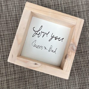 Handwritten Note, Handwritten Keepsake, Loved Ones Handwriting ...