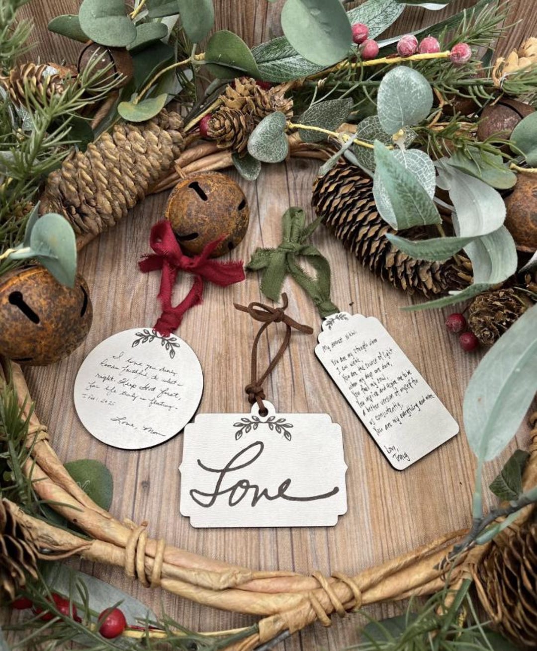 Handwritten Note, Handwritten Ornaments, Loved Ones Handwriting ...
