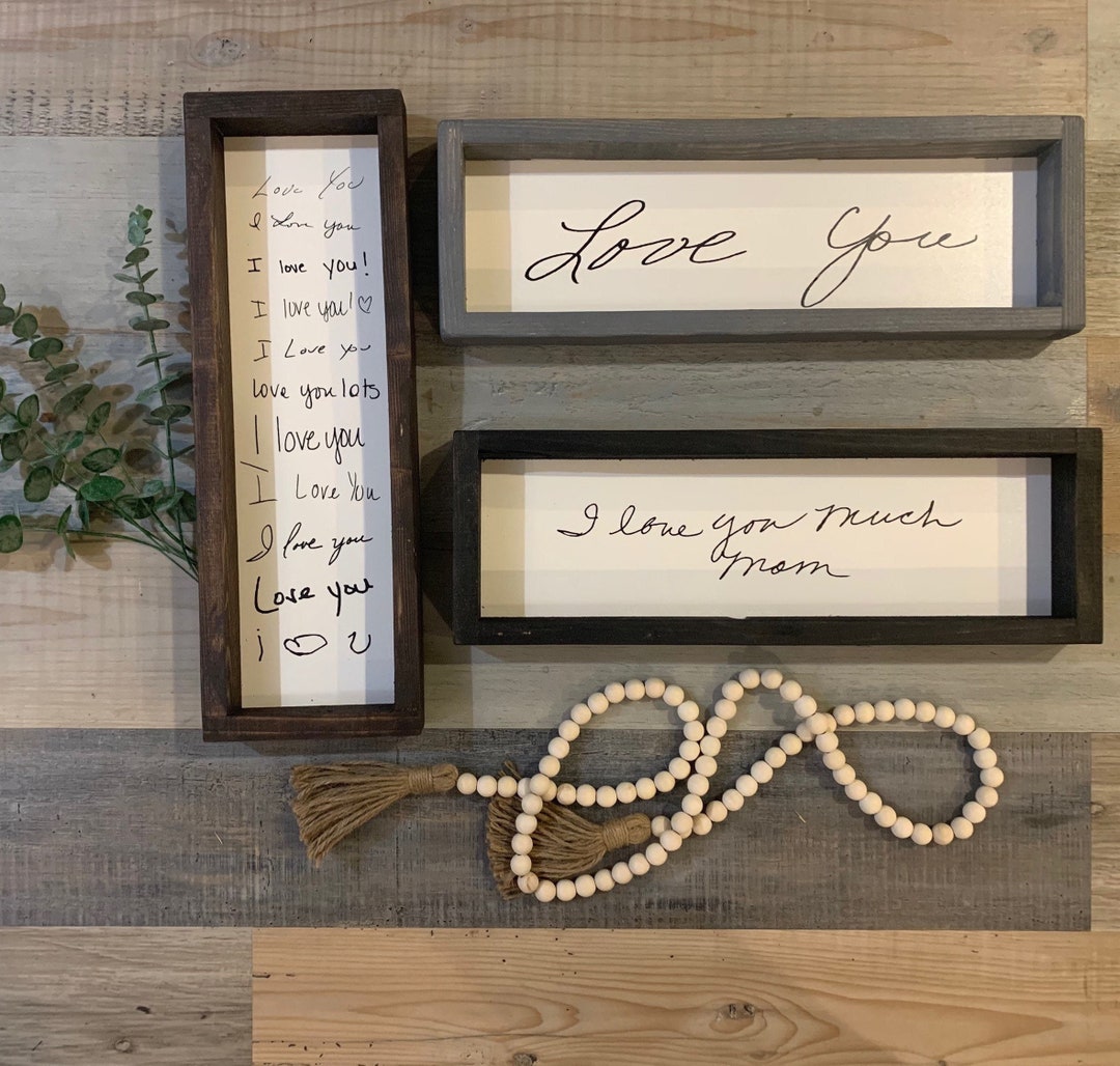 Custom Handwriting Sign | Custom Sign | Farmhouse Sign | Customized ...