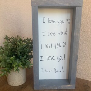 Handwritten Note, Handwritten Keepsake, Loved Ones Handwriting ...