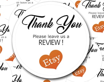 Please Leave Us a Review on Etsy Stickers - Etsy UK