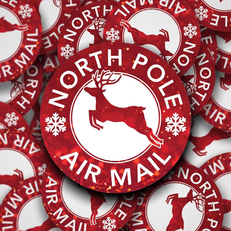 North Pole Postmark - Etsy