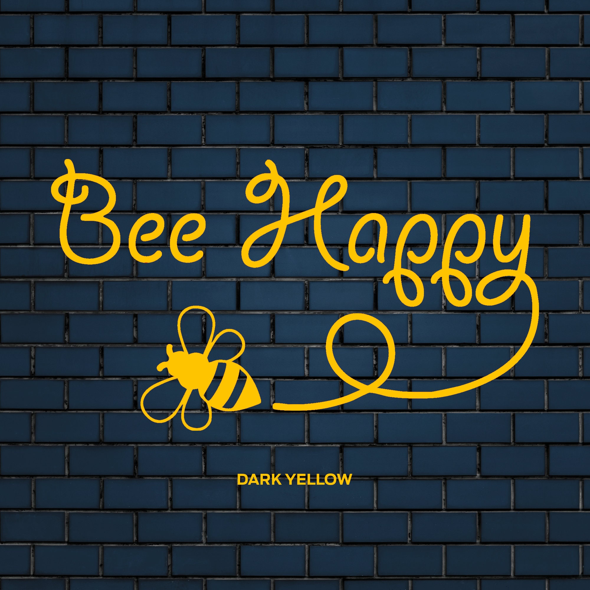 Bee Happy Car Stickers | 2 Pack Car Decals in a Bee Happy Design With ...